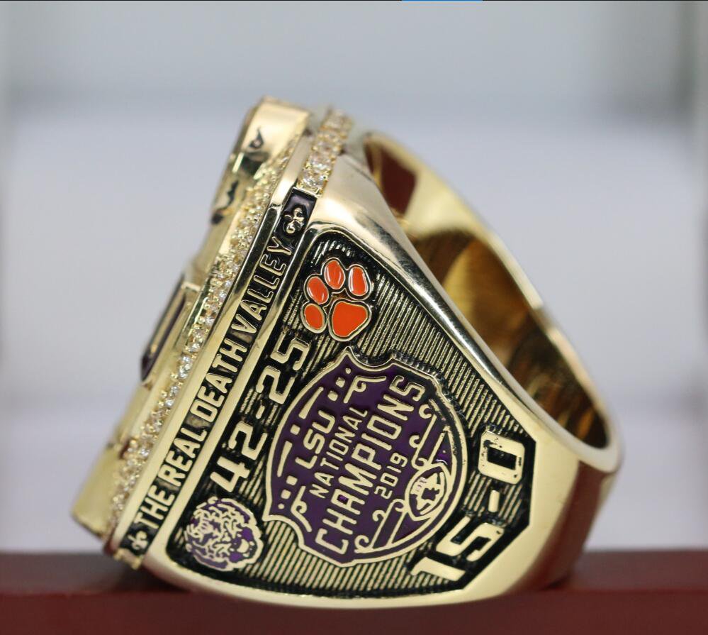 2019 2020 National Championship Ring - LSU Tigers NCAA ring 8-14S