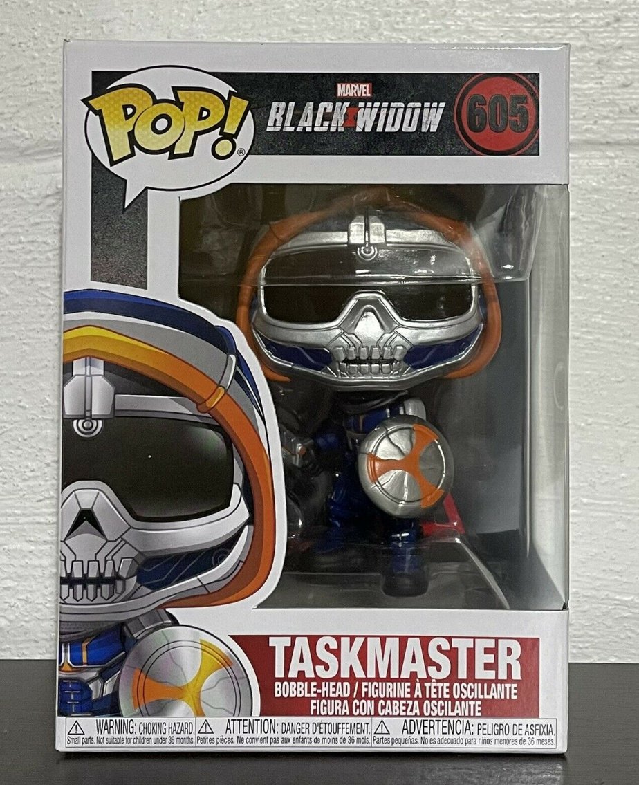Funko Pop! Marvel Black Widow Taskmaster Bobblehead 605 protector