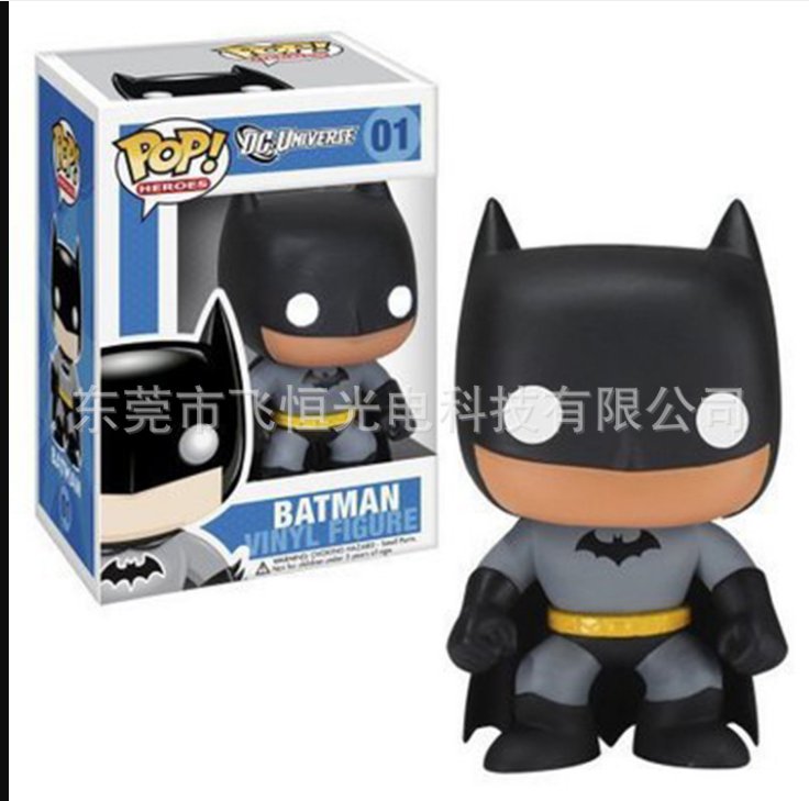 funko pop!!! #01 super heros batman DC action figures protector
