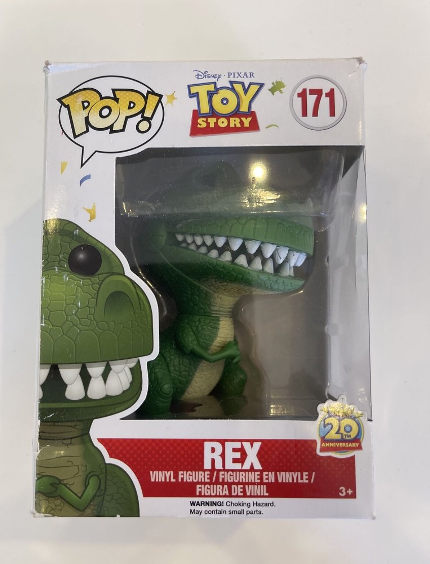 Toy Story Funko POP! Disney Rex Vinyl Figure #171 Protector