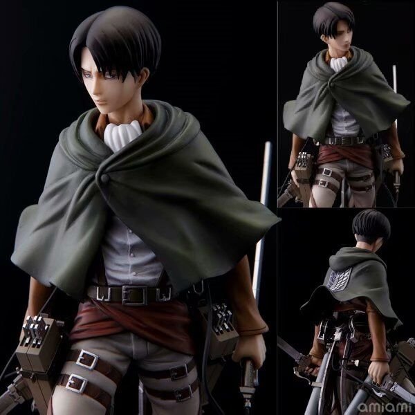 New Anime Attack on Titan Levi Ackerman Action Figure Collectible Model Toy
