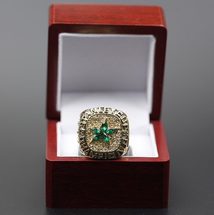 1999 Dallas Stars Stanley Cup championship ring 11 size with wooden ...