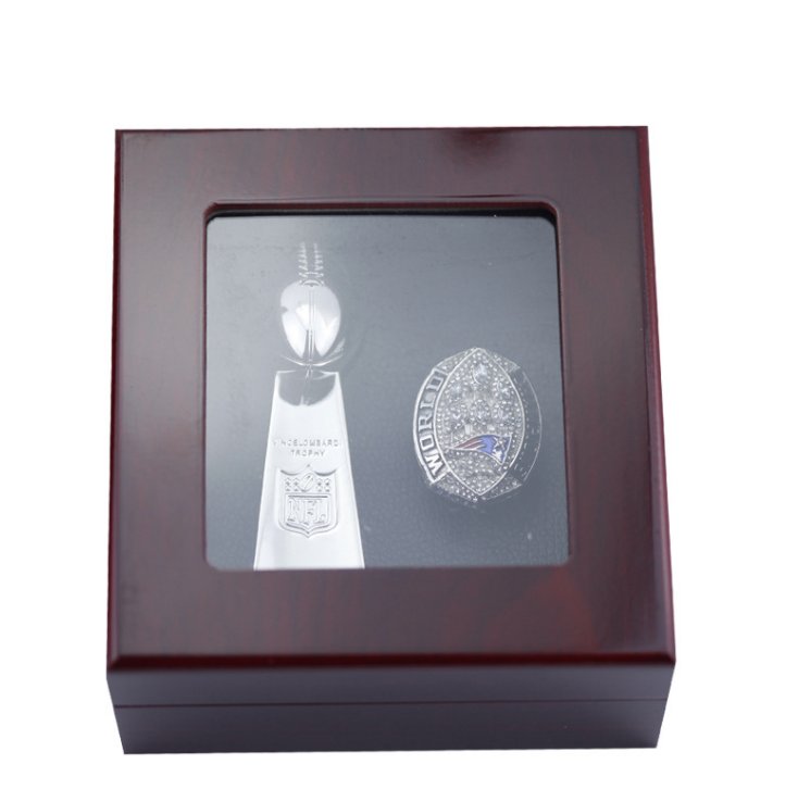 2018 New England Patriots championship rings and Trophy Set with case （579）