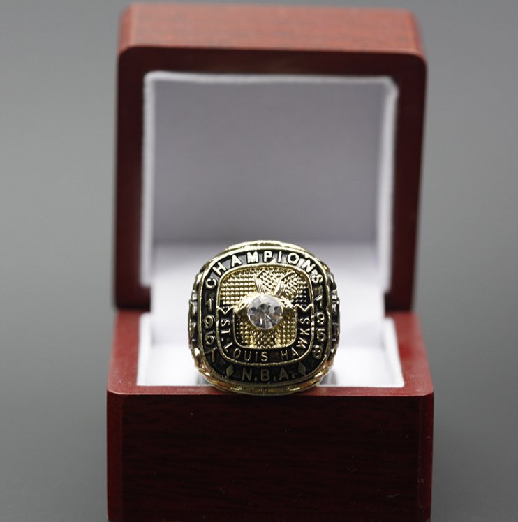 Classic 1958 ST.Louis Hawks Basketball NBA Championship Ring Size 11 ...