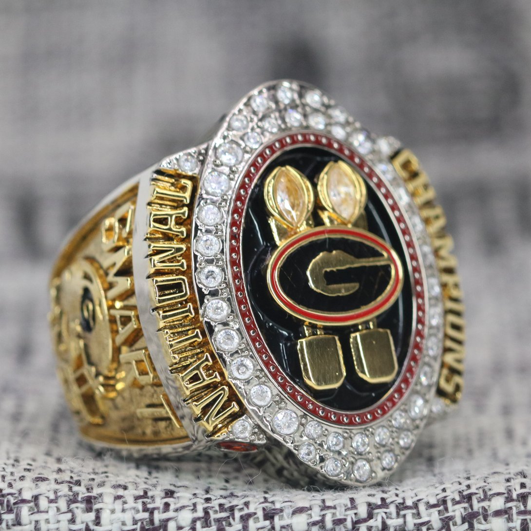 Georgia Bulldogs 2022 NCAA Football Championship ring 7-16S