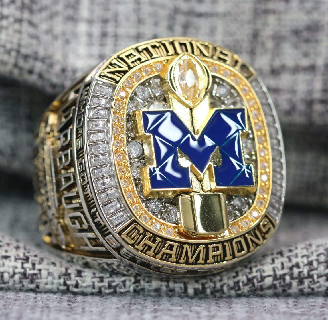 2024 Michigan Wolverines Football NCAA Championship Ring 7-16S