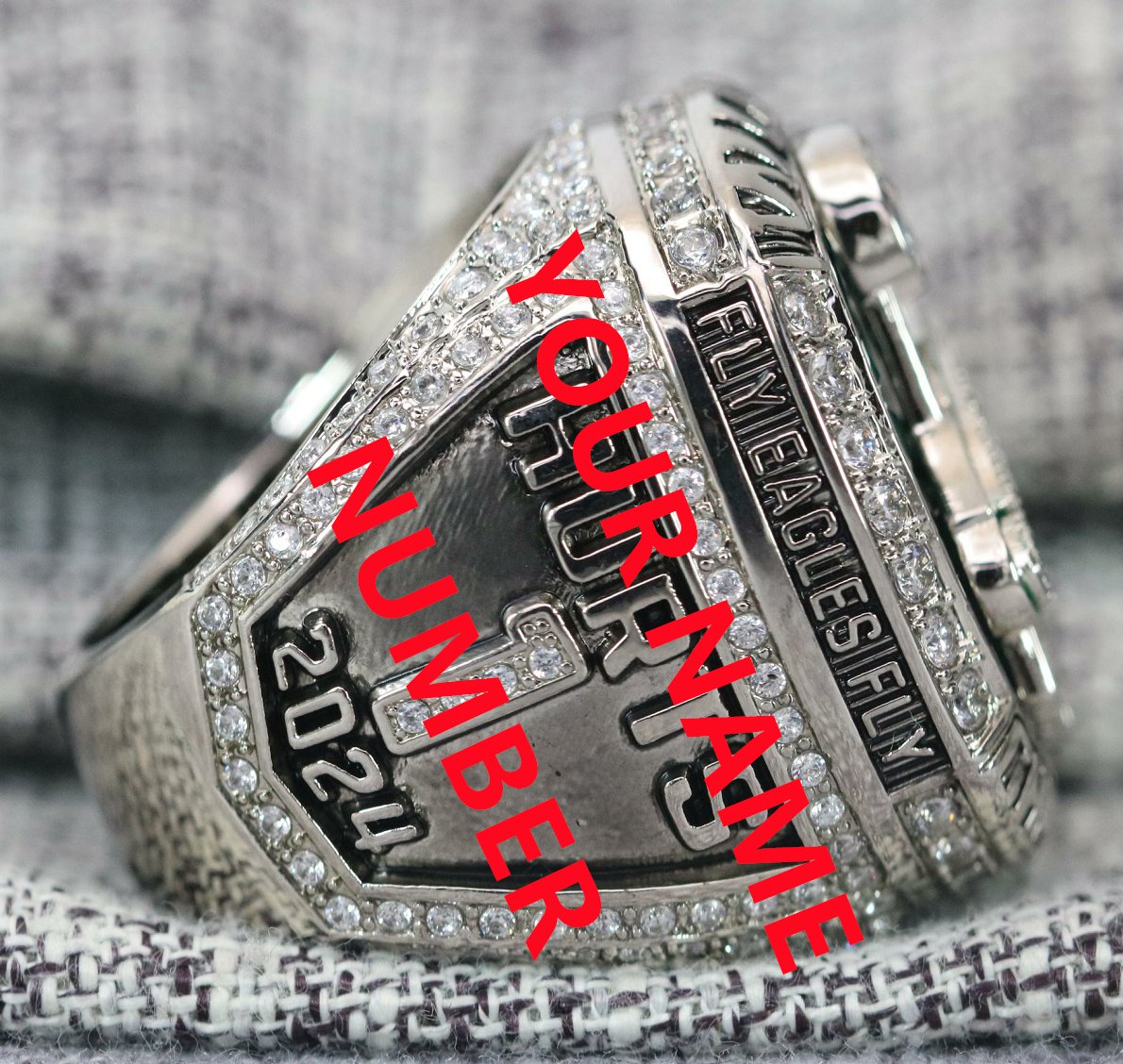 Custom name&number 2025 PHILADELPHIA EAGLES Super bowl championship ...