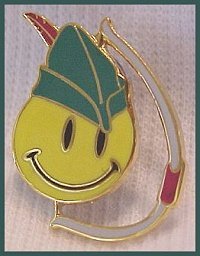 Rollback Robin Hood with Bow Smiley