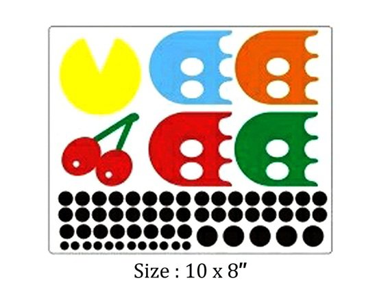 Classic Retro Game Pac-Man Vinyl Wall Stickers Removable Decal Decor Art
