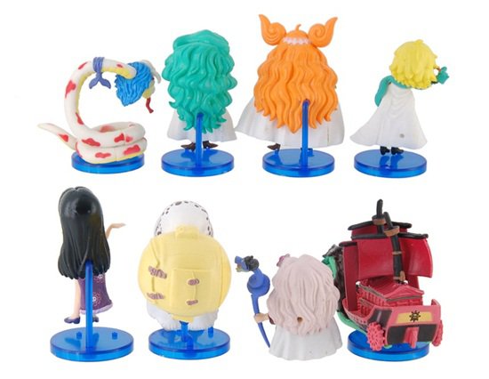 One Piece Anime Chibi Kuja Pirates Toy Character Action Figure ...