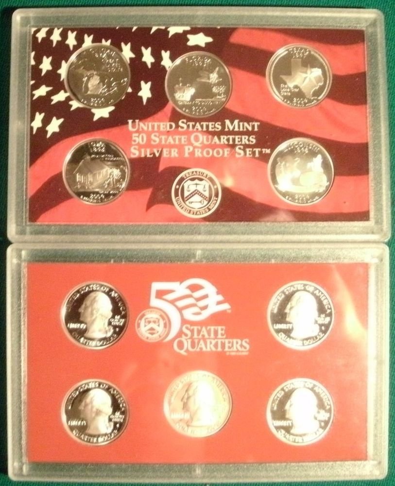 2004 SILVER WASHINGTON STATEHOOD QUARTER PROOF SET