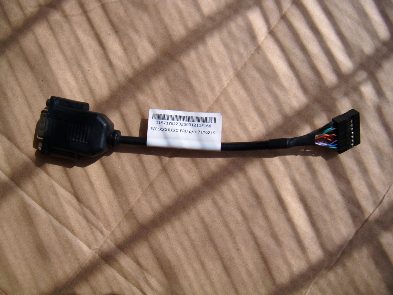 Lenovo IBM thinkCentre Second Serial cable com2 Ports 71y6219 With Half ...