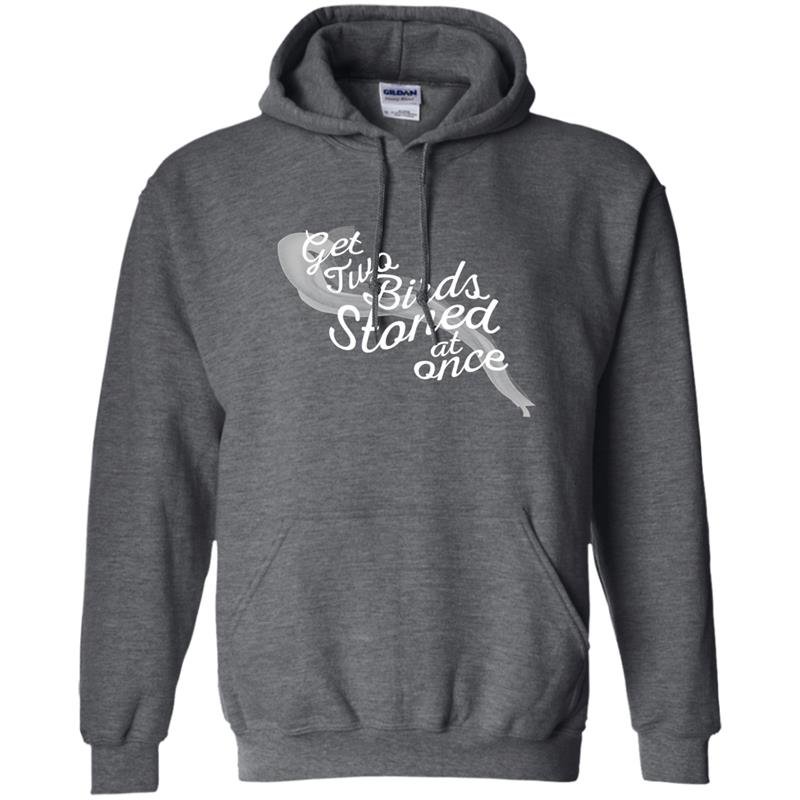 Get 2 birds stoned at once hilarious ricky tpb Hoodie