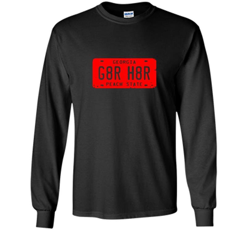 G8r h8r georgia license plate football Long Sleeve Gildan