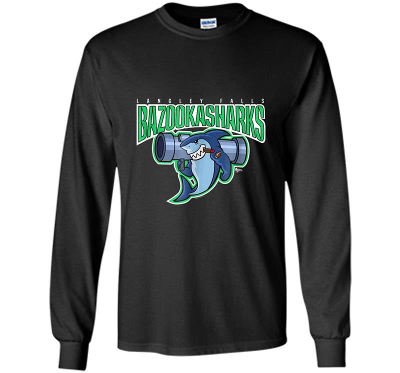 American dad bazooka sharks logo Long Sleeve Gildan