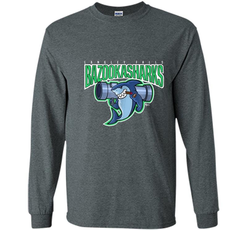 American dad bazooka sharks logo Long Sleeve Gildan
