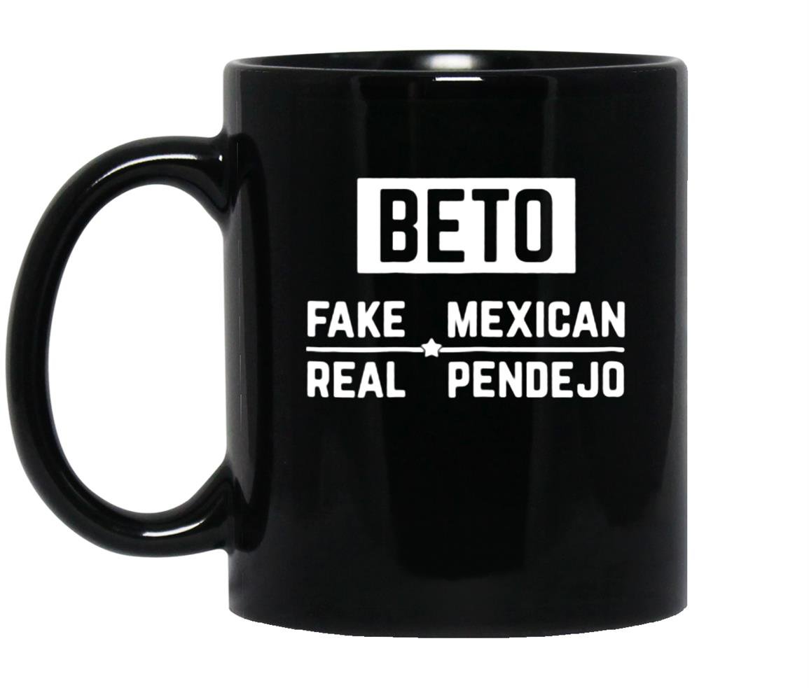 Beto fake mexican real pendejo Coffee Mug_Black