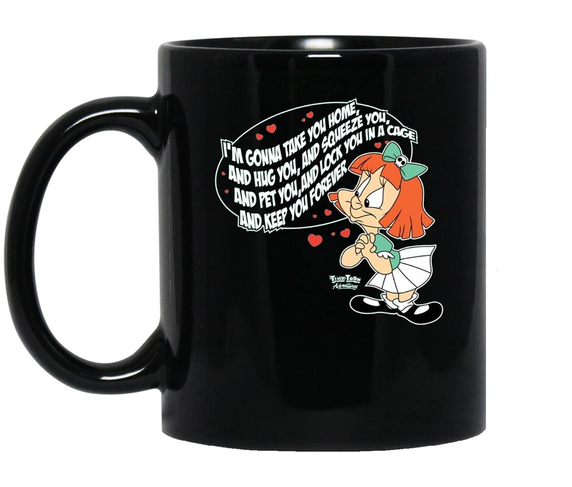 Tiny toon adventures elmyra hug you and squeeze you Mug Black