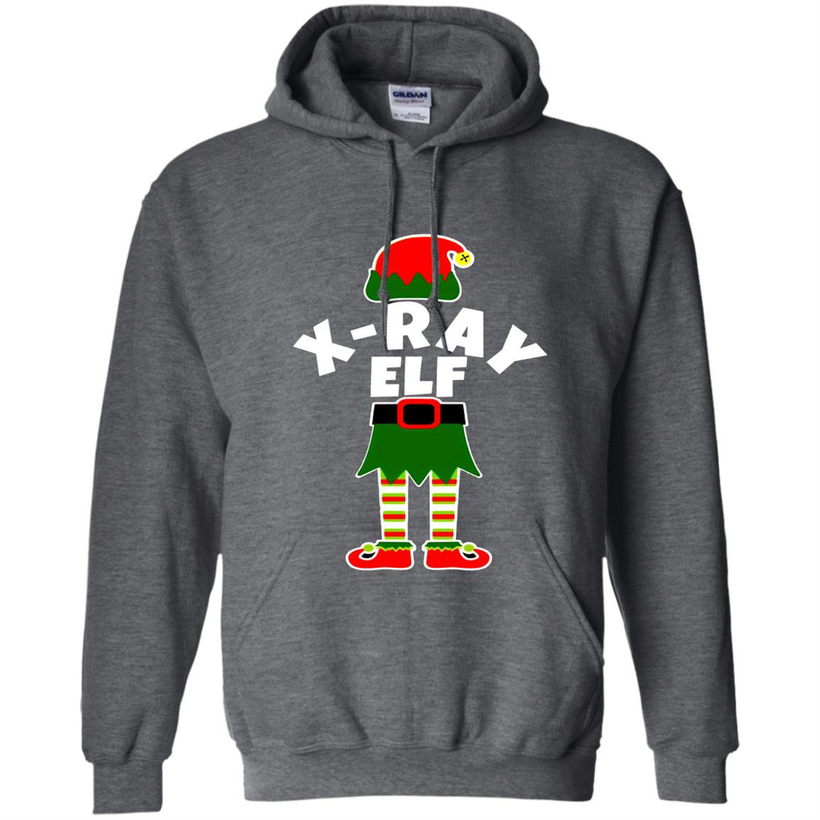 X-ray elf christmas x-ray technologist rad tech xray Hoodie