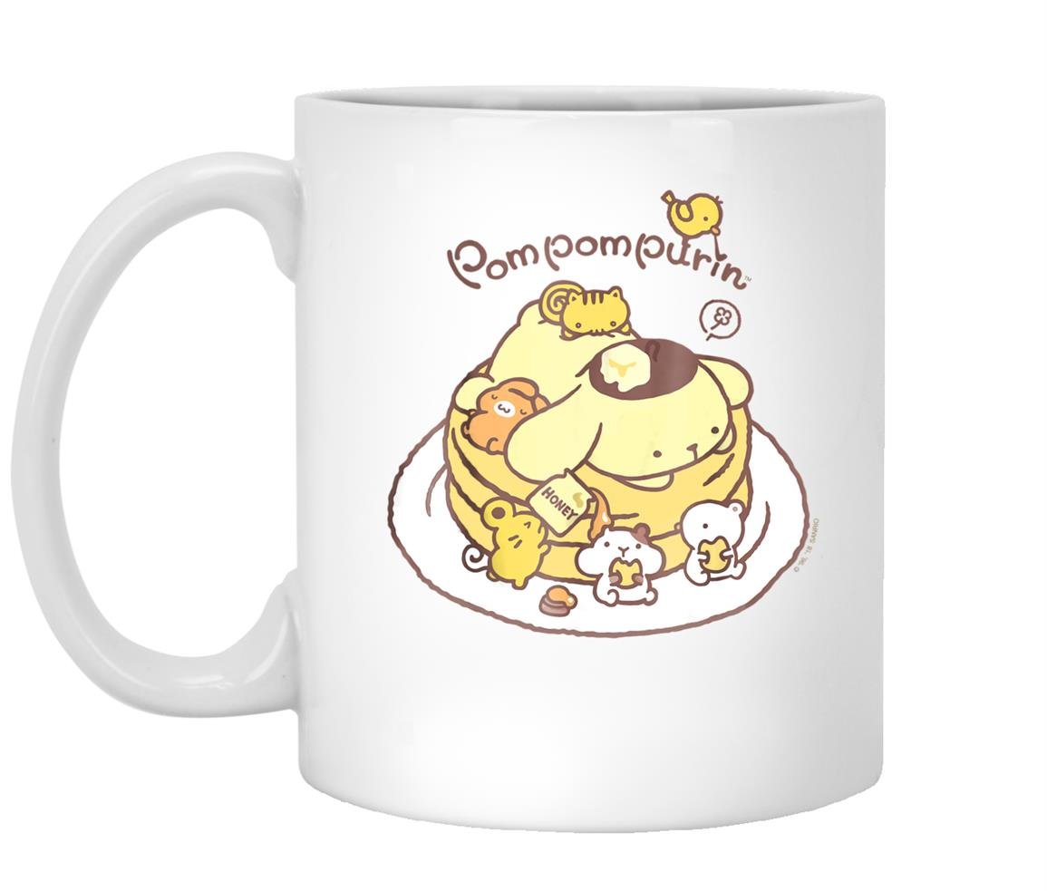 Pom pom purin pancake friends Mug White