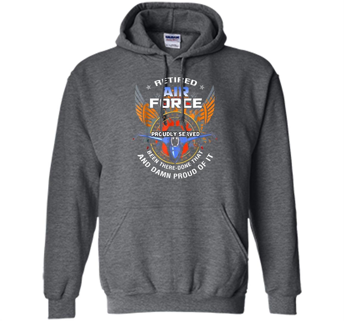 Us air force retired veteran retirement military Hoodie