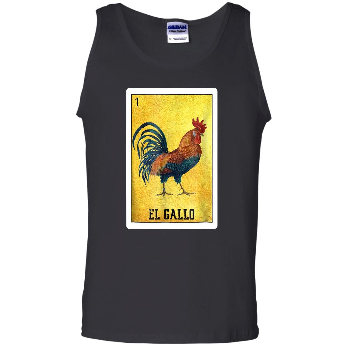El gallo chicken mexican rooster loteria card Tank Top