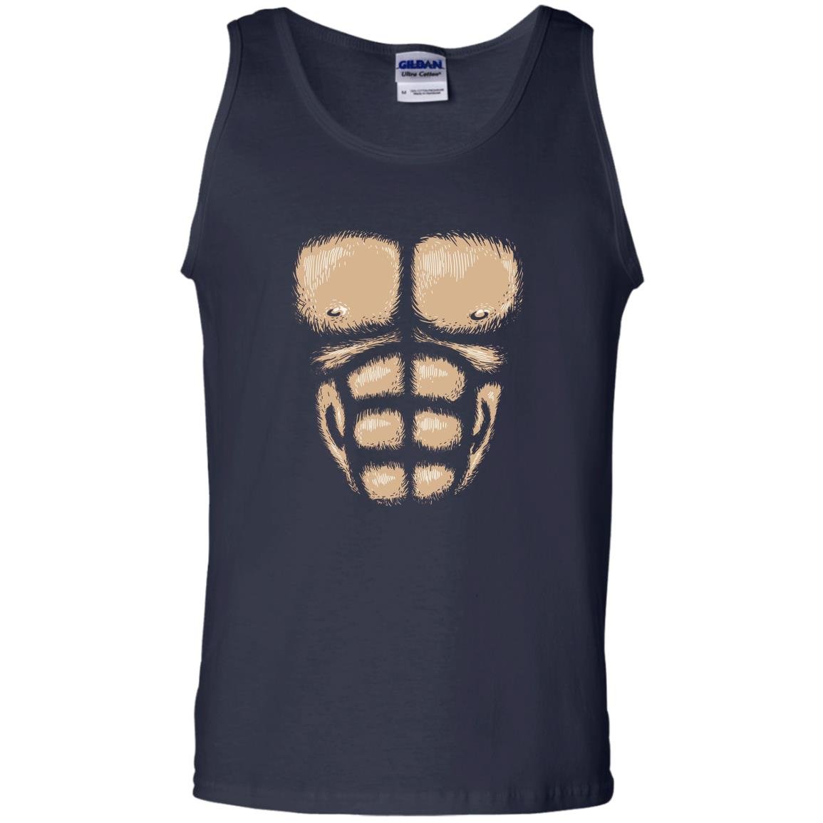 Monkey chest muscles halloween costume gorilla Tank Top