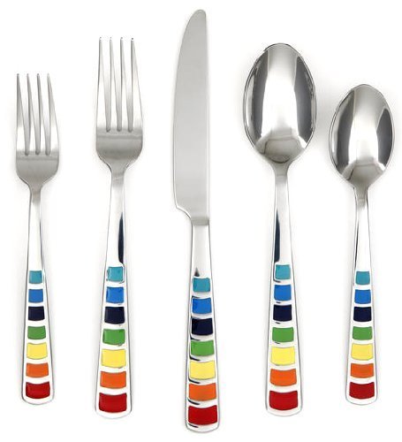 FIESTA Masquerade Epoxy 20 Piece Flatware Set $69.95