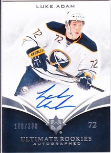 2010-11 Ultimate Collection #126 Luke Adam Auto RC #170/299