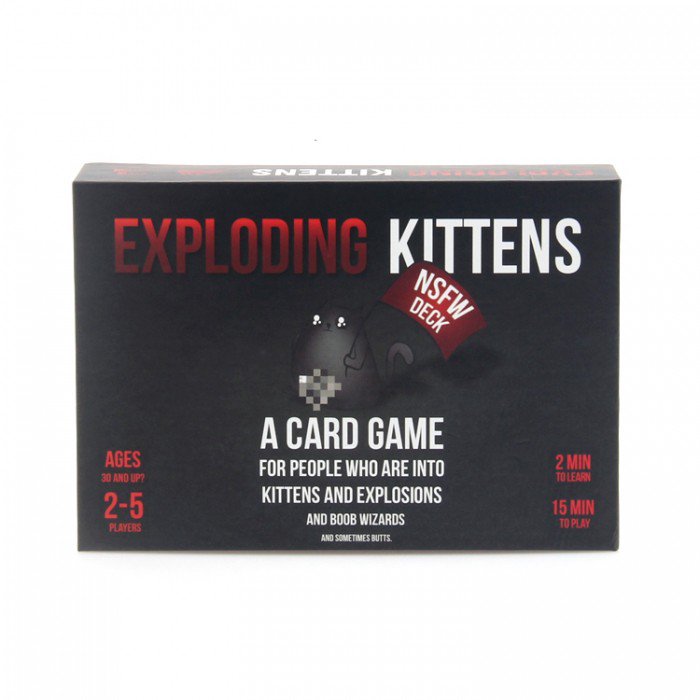Exploding Kittens NSFW Deck Edition 2-5 Player Adult Card Game