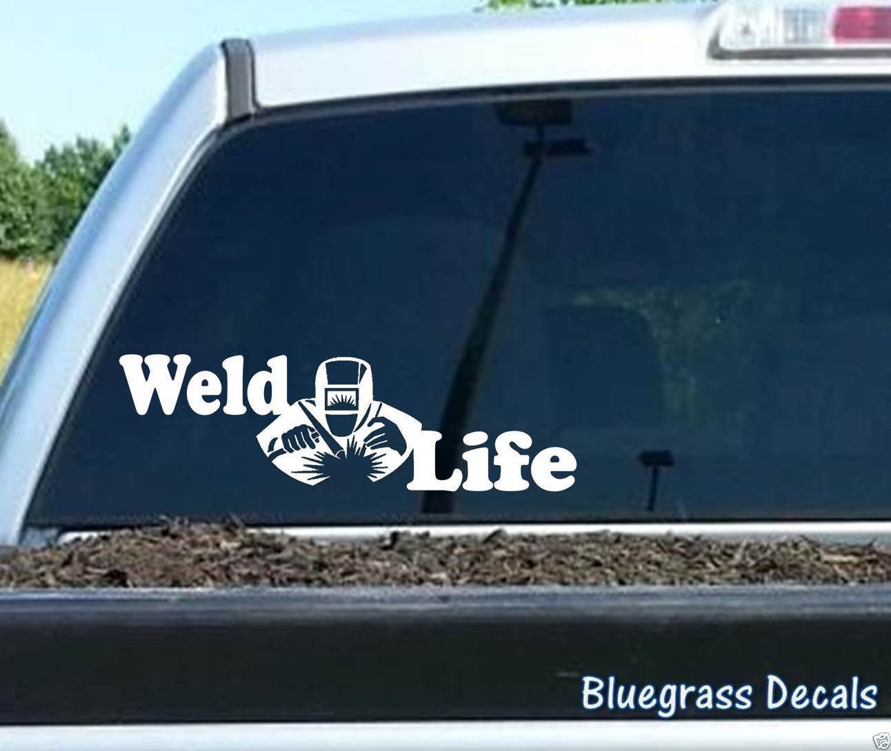 A1123 WELD LIFE DECAL STICKER WELDER ROD HELMET ARC TORCH