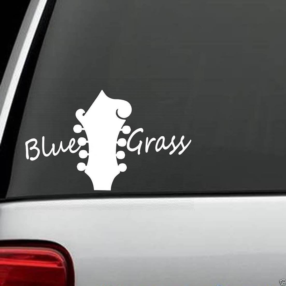 J1019 Bluegrass Music Banjo Fiddle Mandolin Decal Sticker for Car Truck ...