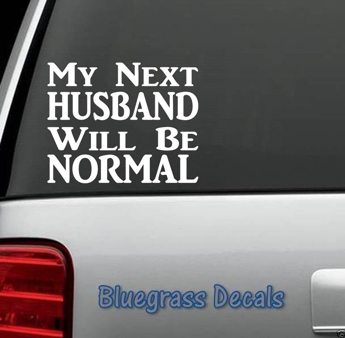 A1098 Funny Husband Decal Sticker Car Truck Suv Van Laptop Wall Boat
