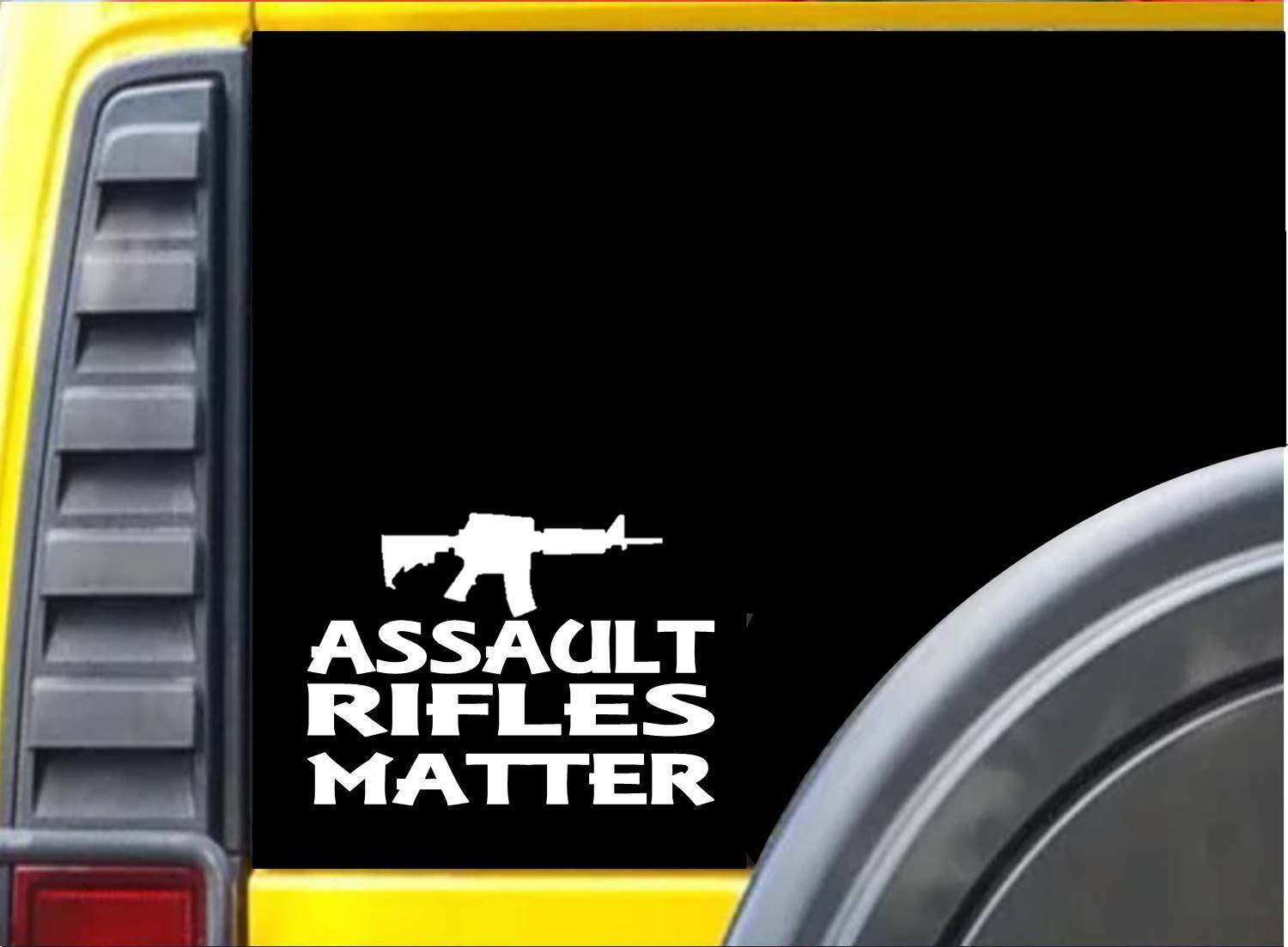 Assault Rifles Matter Sticker k145 6 inch rifle gun decal