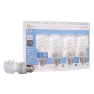 Ecosmart 14-Watt (60W) Daylight CFL Light Bulb