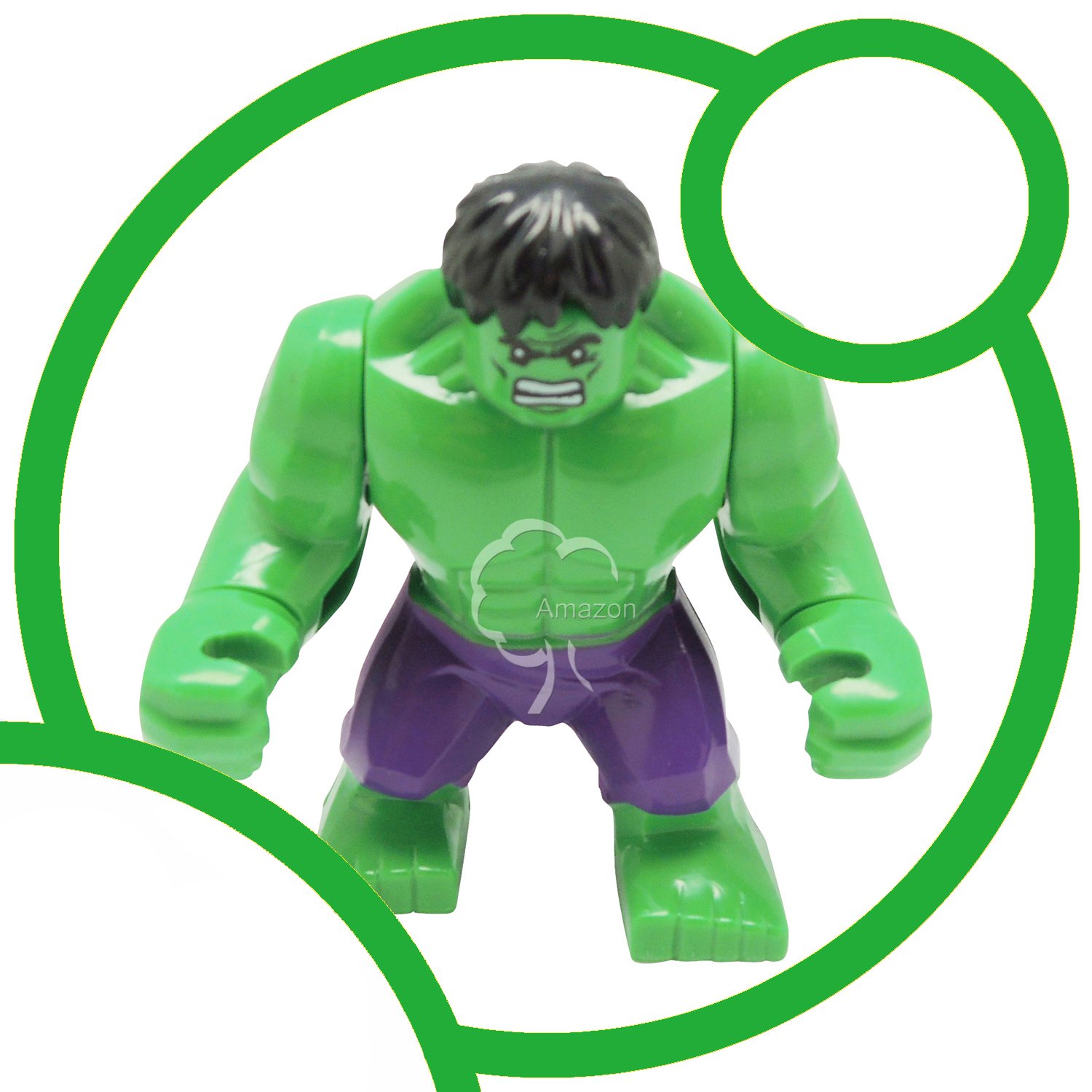 Building Toy Minifigure Incredible Hulk Superhero Marvel Minfig Mini ...