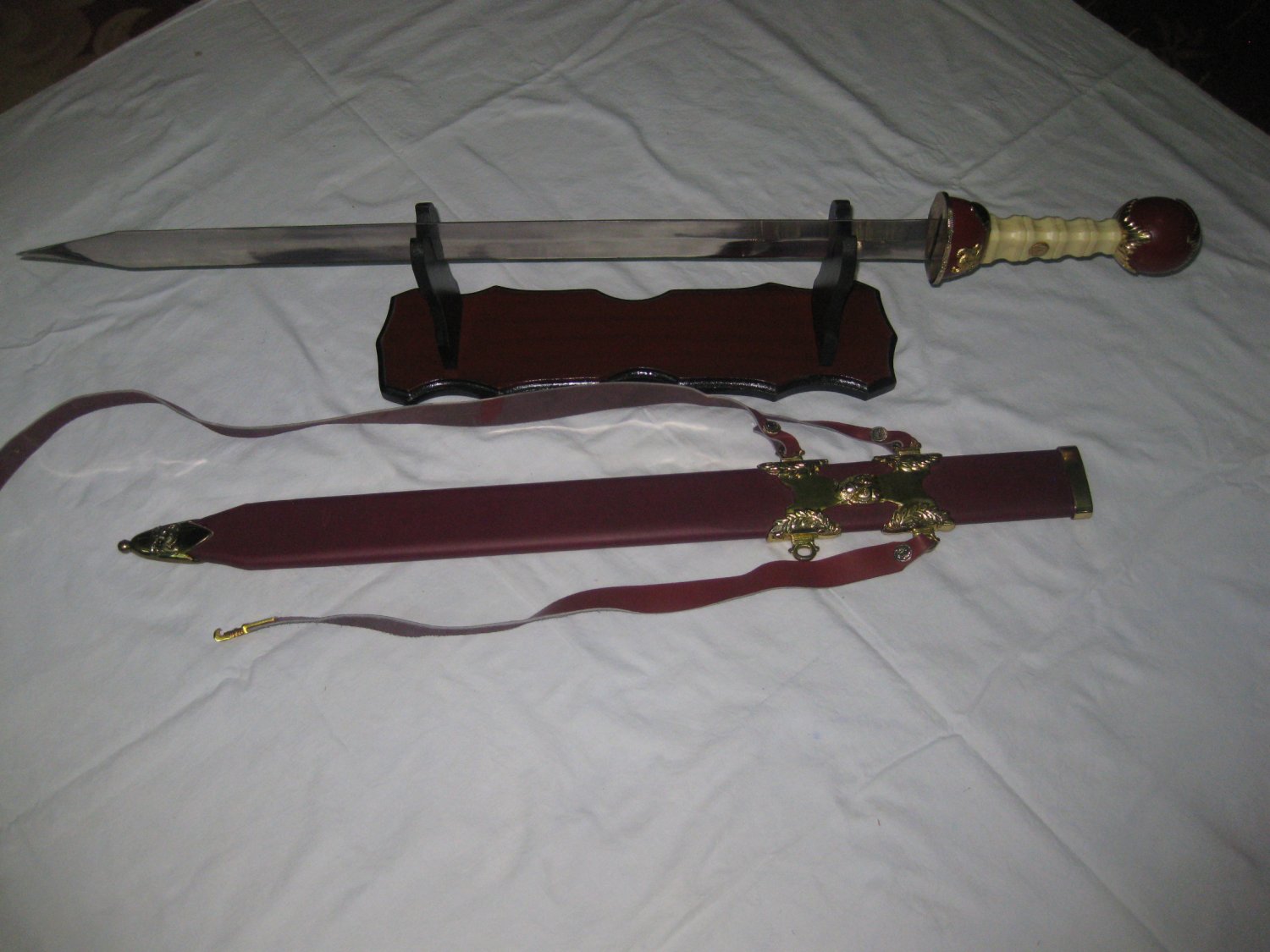 Maximus Roman Gladiator Sword Medieval Gladius w/ Scab