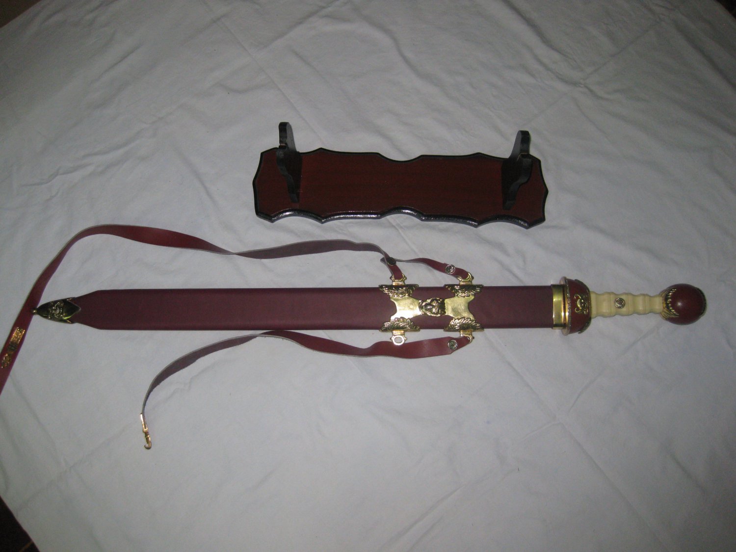 Maximus Roman Gladiator Sword Medieval Gladius w/ Scab