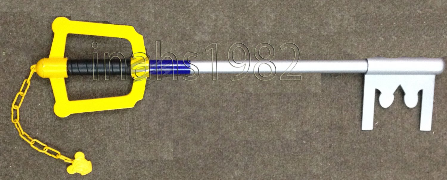 Kingdom Hearts Sora keyblade with blade With Display Wooden Stand