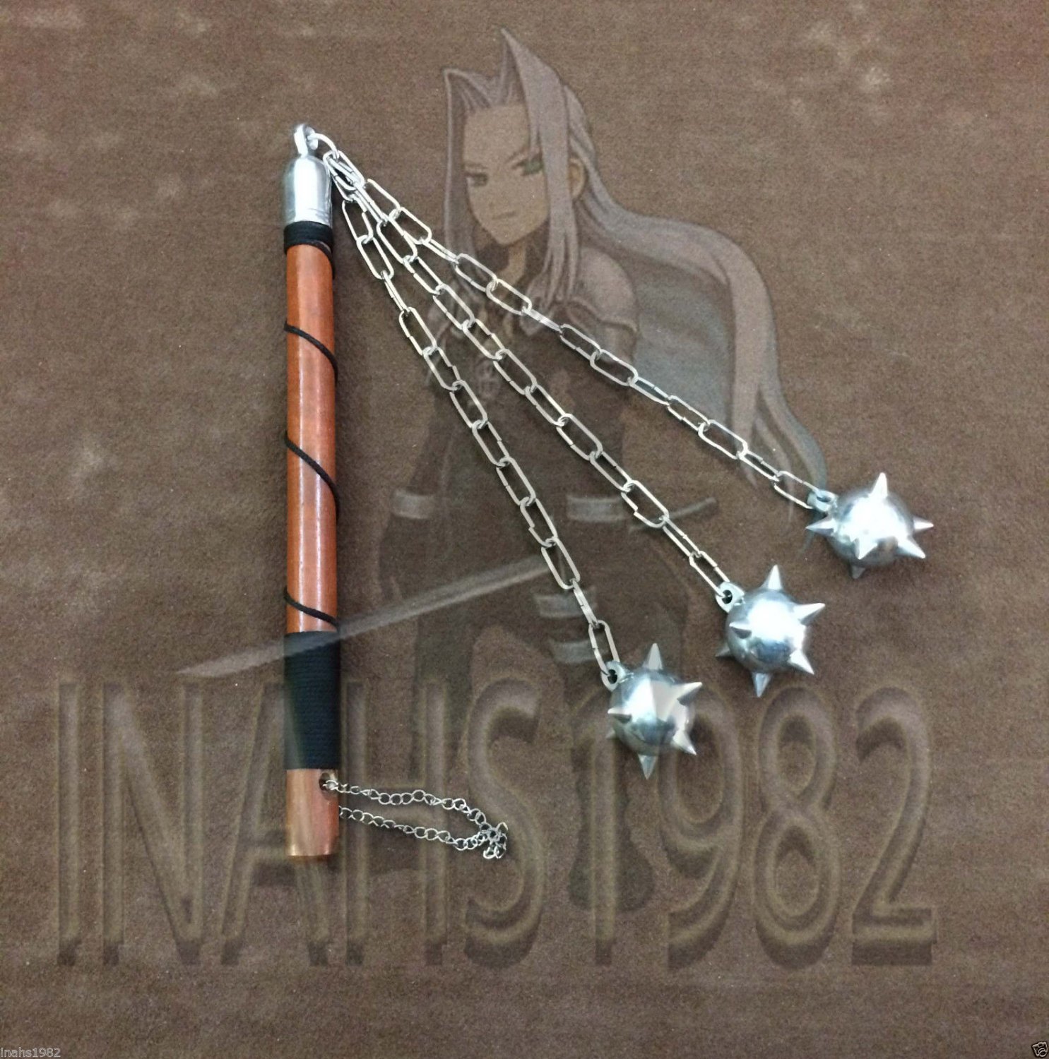 Mace Spiked 3 Ball Morning Star Medieval Fighting Weapon