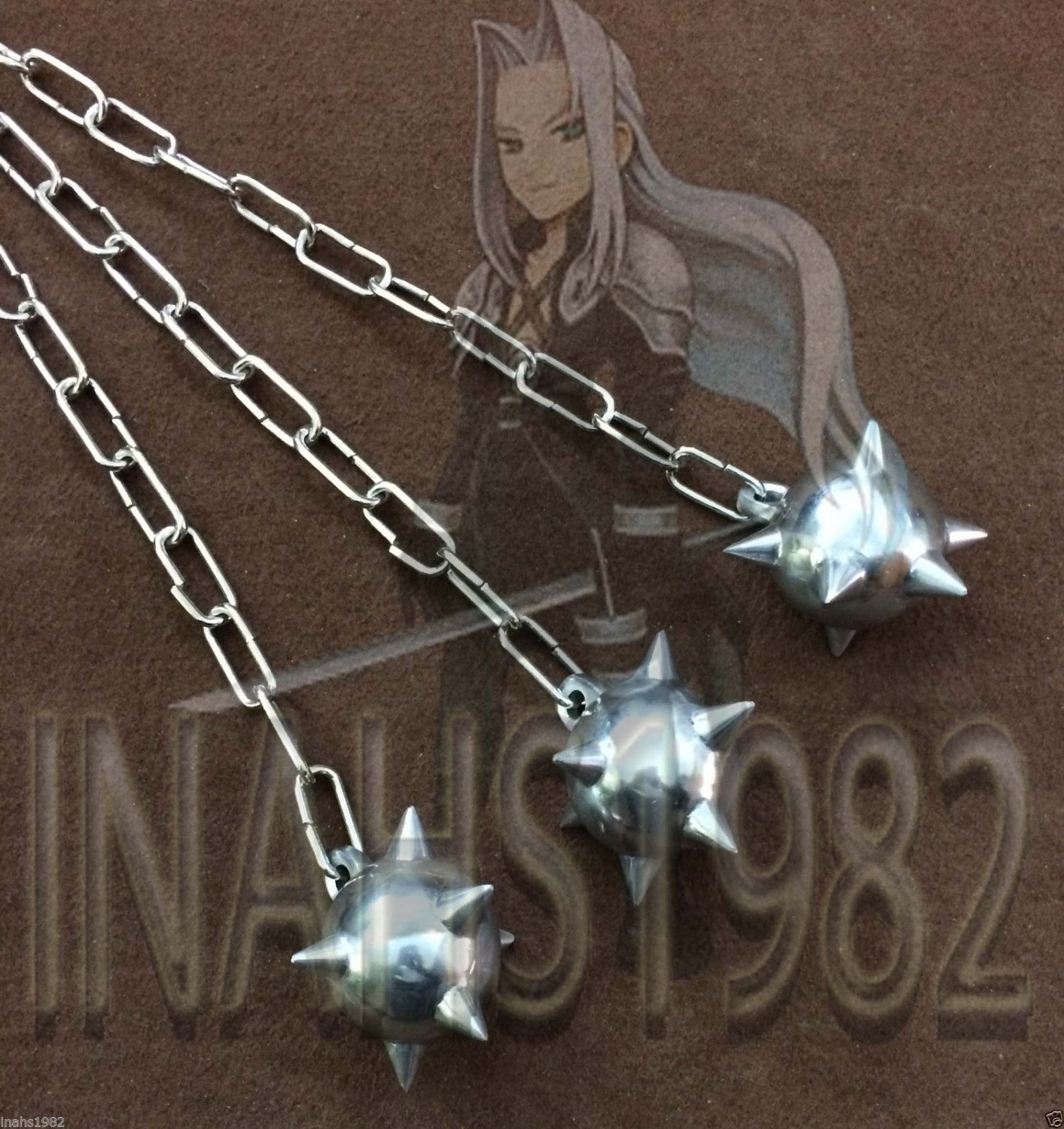 Mace Spiked 3 Ball Morning Star Medieval Fighting Weapon