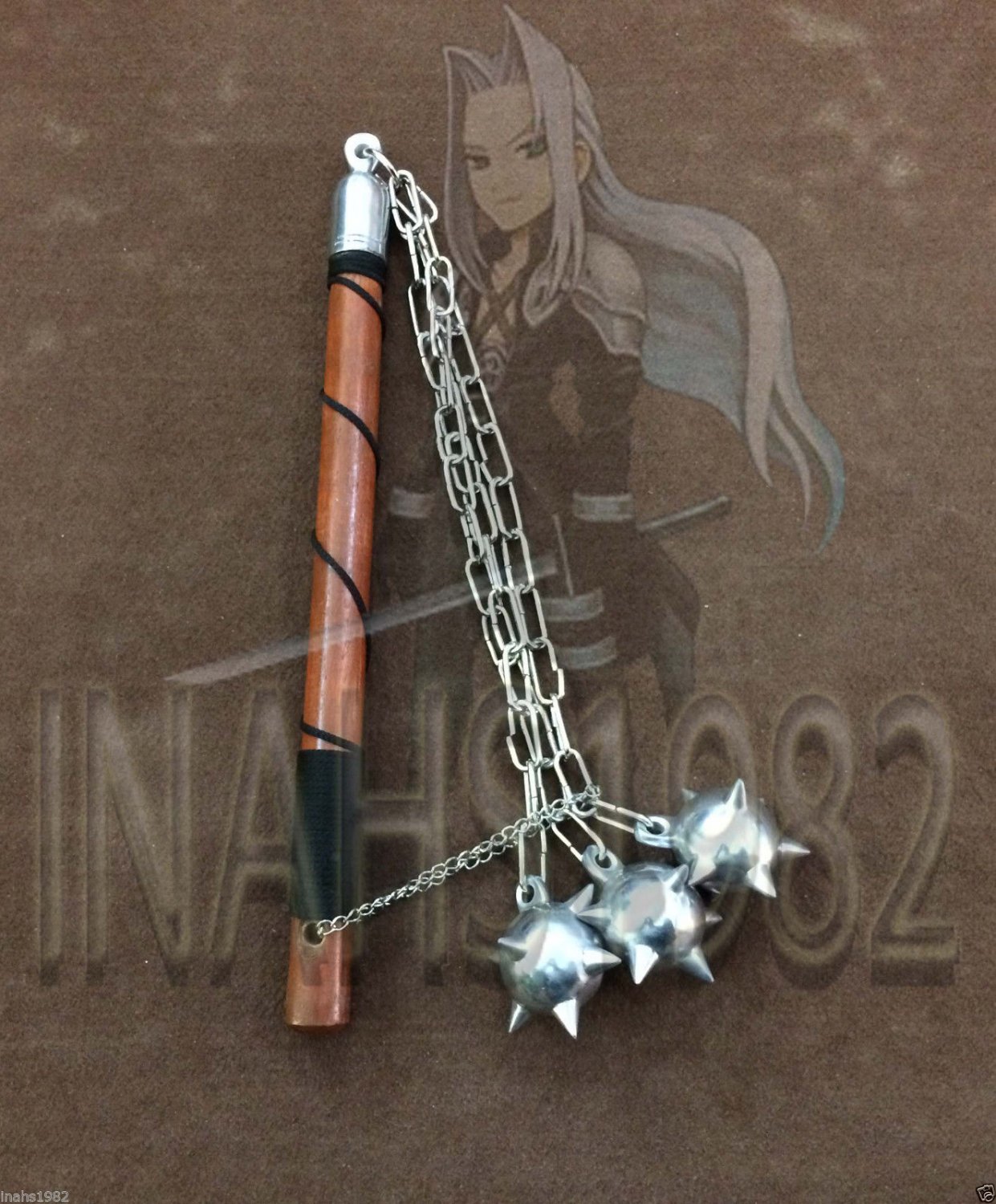 Mace Spiked 3 Ball Morning Star Medieval Fighting Weapon