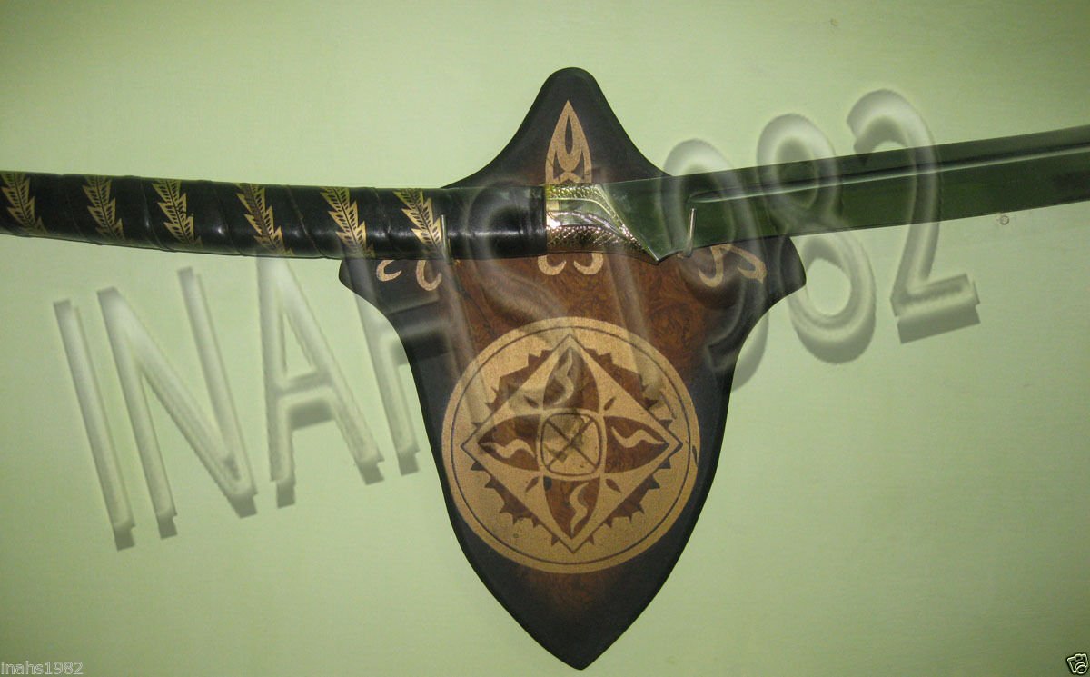 High Elven Warrior Sword-Lord Of The Rings + Wall Stand