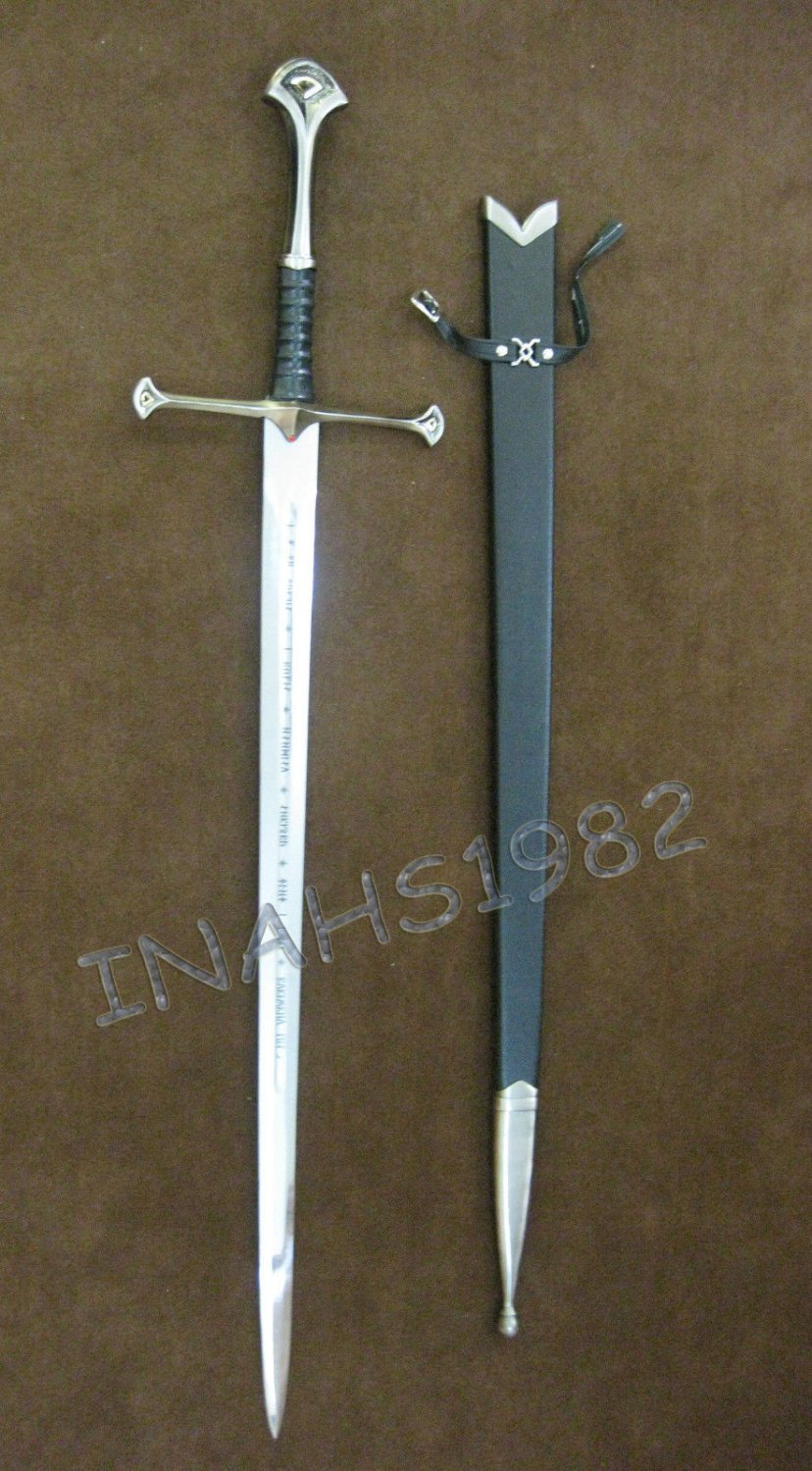 LORT Anduril Sword of Aragorn + Aragorn Strider Sword with knife from LOTR