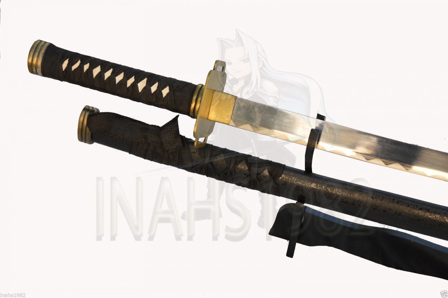 Final Fantasy Masamune Sephiroth's Sword 38" With Wooden Stand