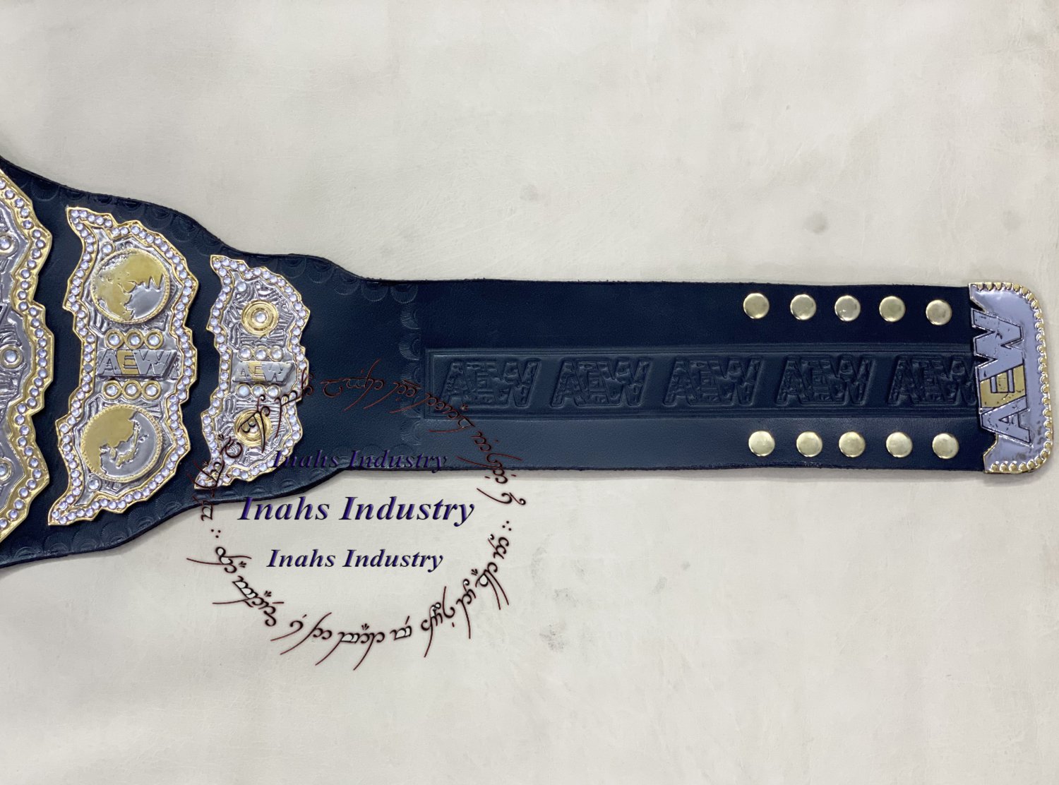 AEW WORLD HEAVYWEIGHT CHAMPIONSHIP WRESTLING BELT 4MM ZINC Plates