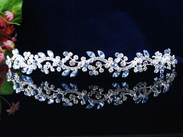 Silver Fancy Headband;Dancer Opera Tiara;Wedding Silver Tiara;Bridal ...