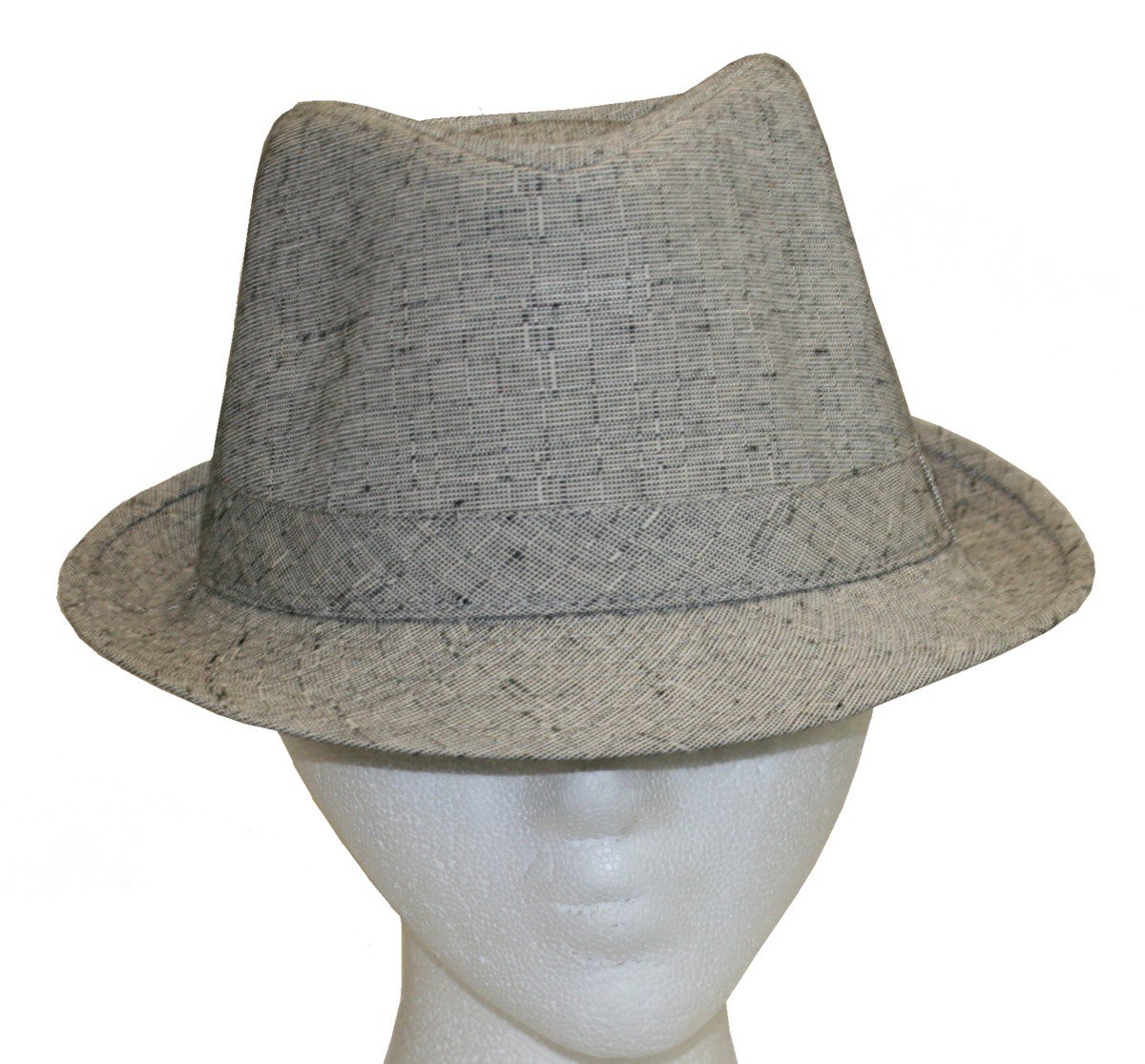 SWDSIDSI1149B - Light Gray Fedora Hat