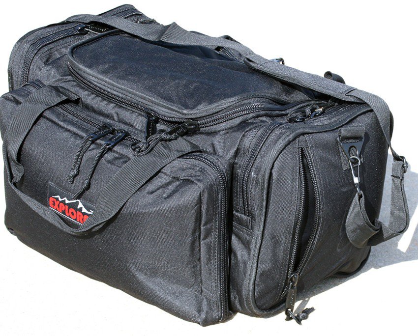 Large Black Deluxe Padded Tactical Range Bag SWDSIWW537