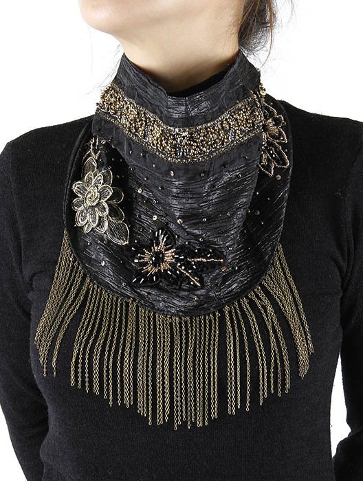 FLOWER SEQUIN SCARF SWRBYSGF1003BOMLT